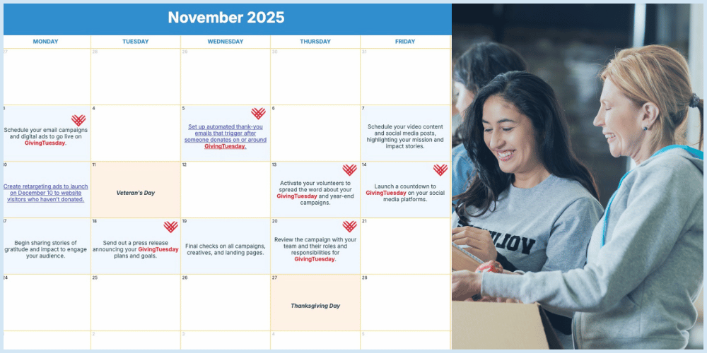The nonprofit fundraising calendar for maximizing EOY donations
